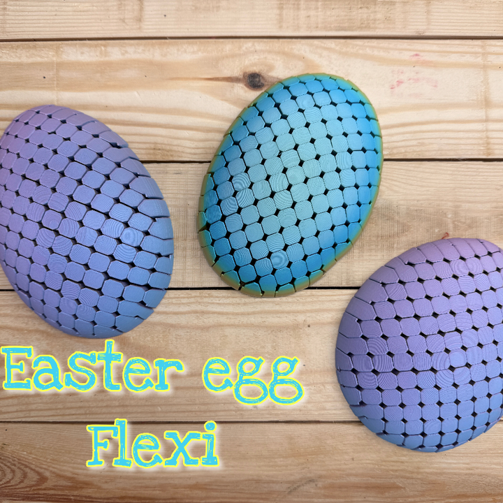 3D Printable Easter Egg Flexi. by ENIQUE3D
